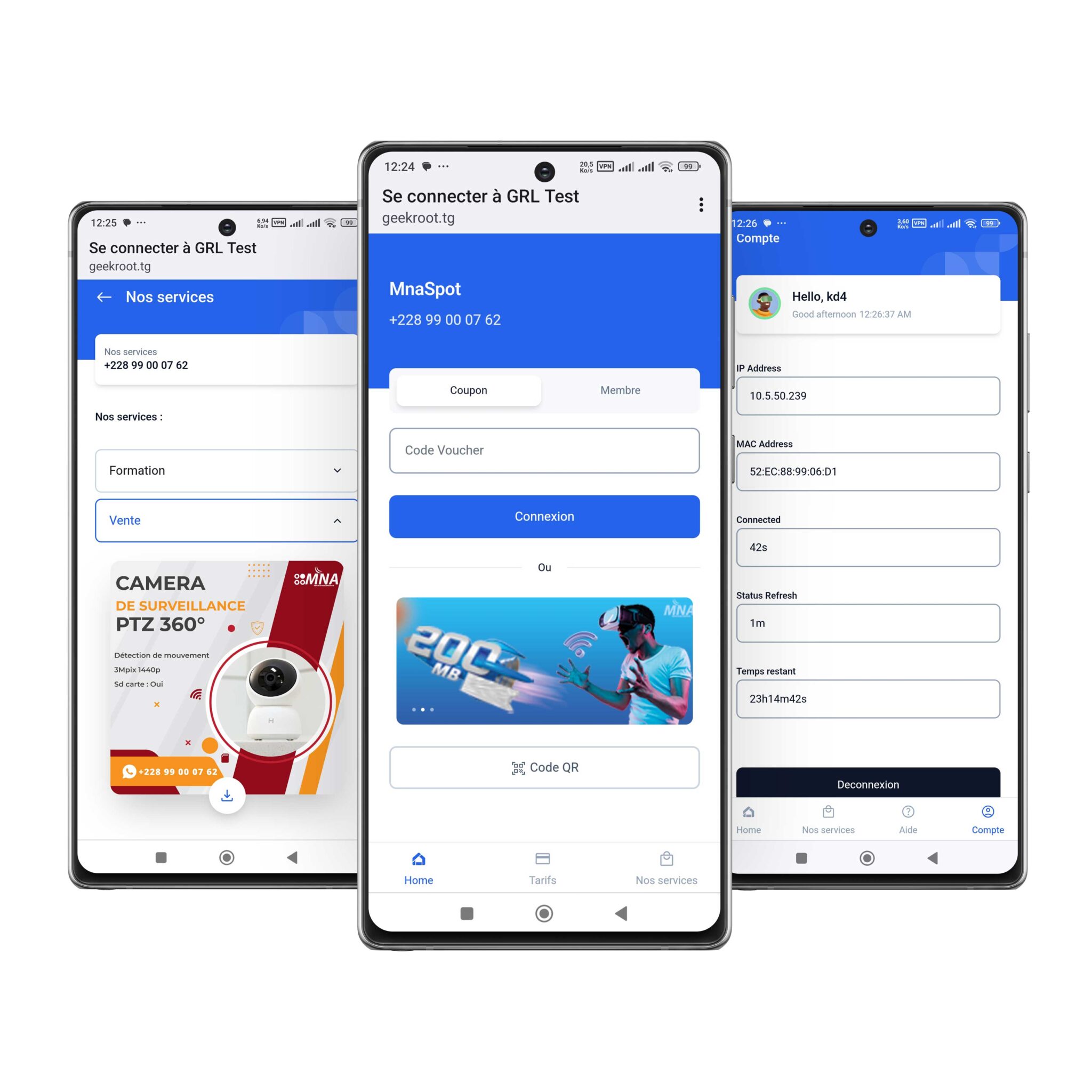 Template 3 – Mikrotik hotspot login page – GeekRootlab