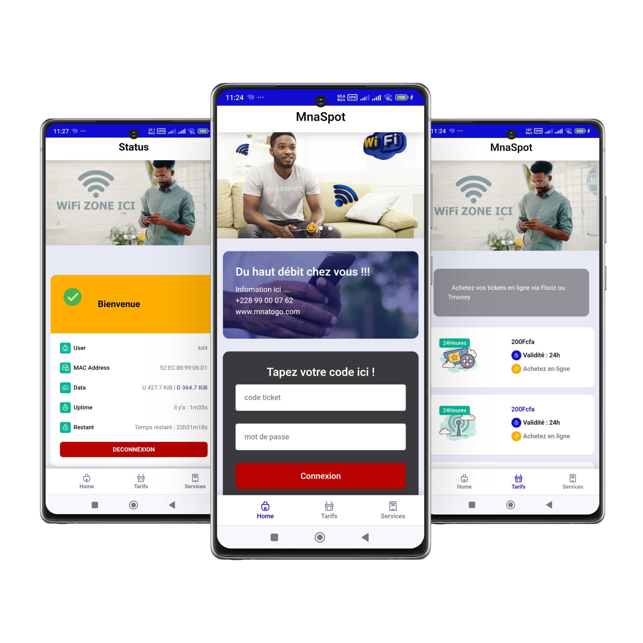 Template 4 - Mikrotik hotspot login page - GeekRootlab