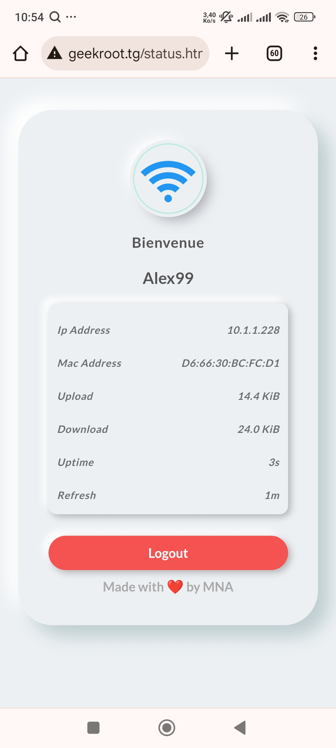 Template 11 – Mikrotik hotspot login page – GeekRootlab