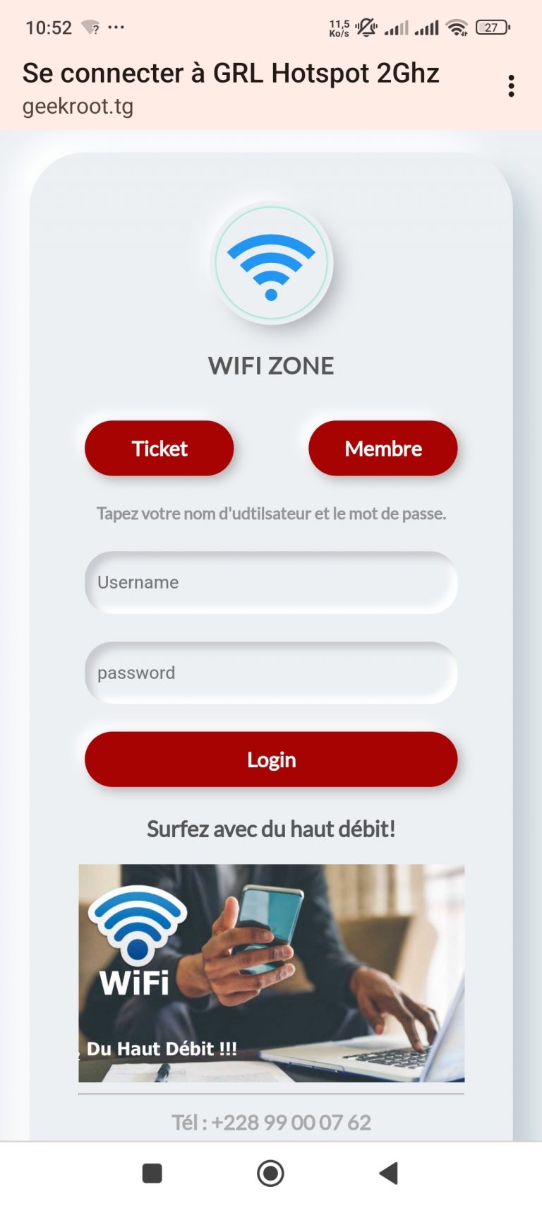 Template 11 – Mikrotik hotspot login page – GeekRootlab