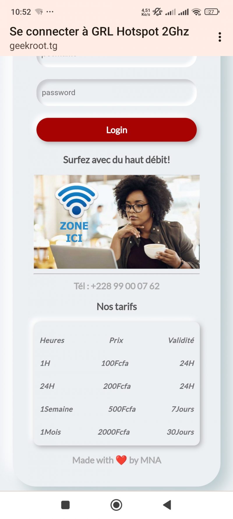 Template 11 – Mikrotik hotspot login page – GeekRootlab