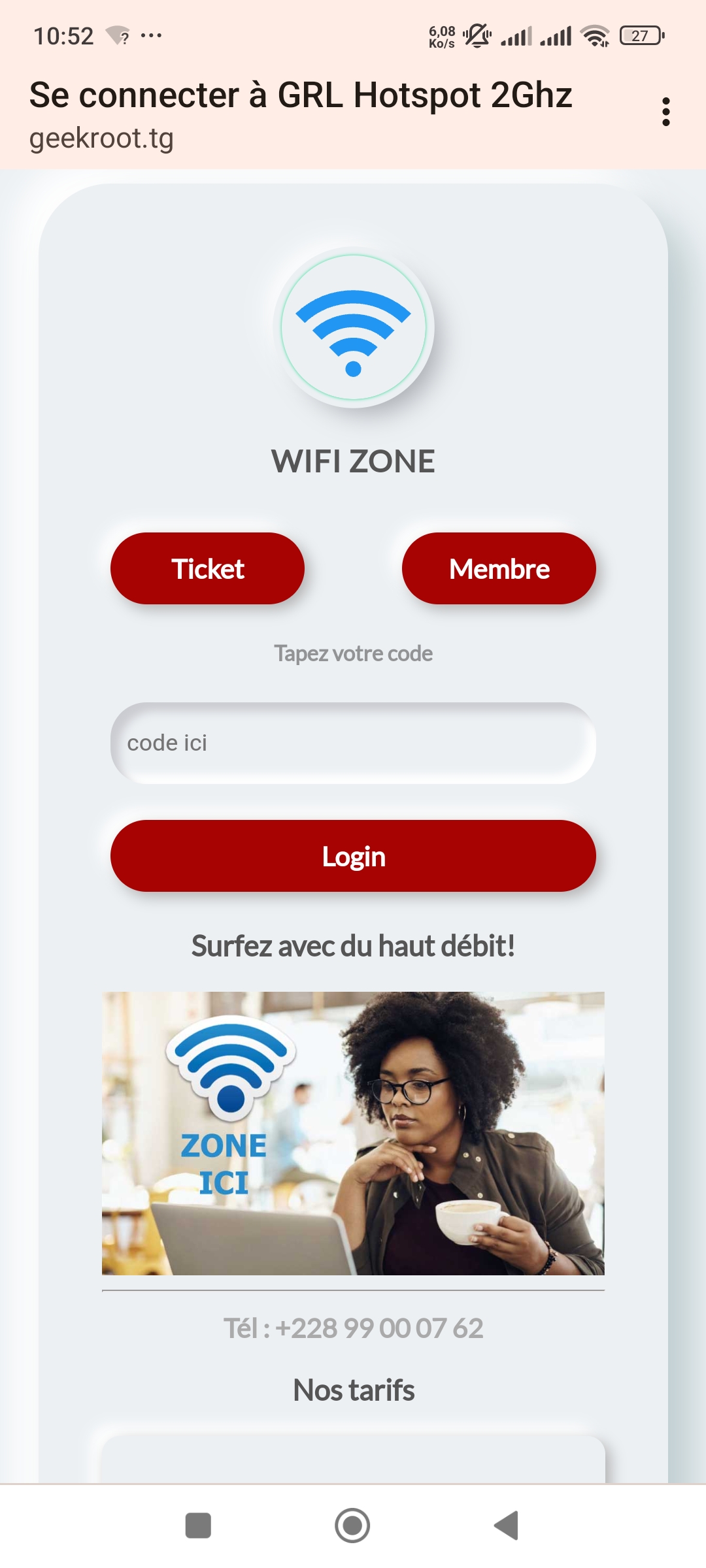 Template 11 – Mikrotik hotspot login page – GeekRootlab
